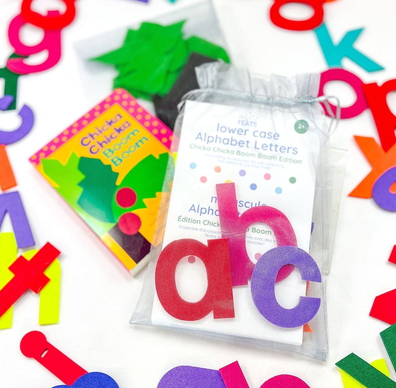 Chicka Chicka Boom Boom Letters Story Set W/ Felt Alphabet Letter Set ...
