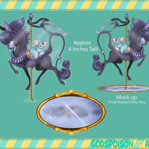 The Brave Prince Carousel Horse Standee - Etsy