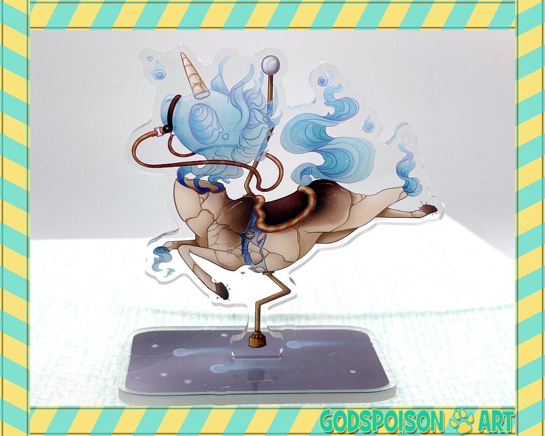 Broken Porcelain - Carousel Horse Standee - Etsy
