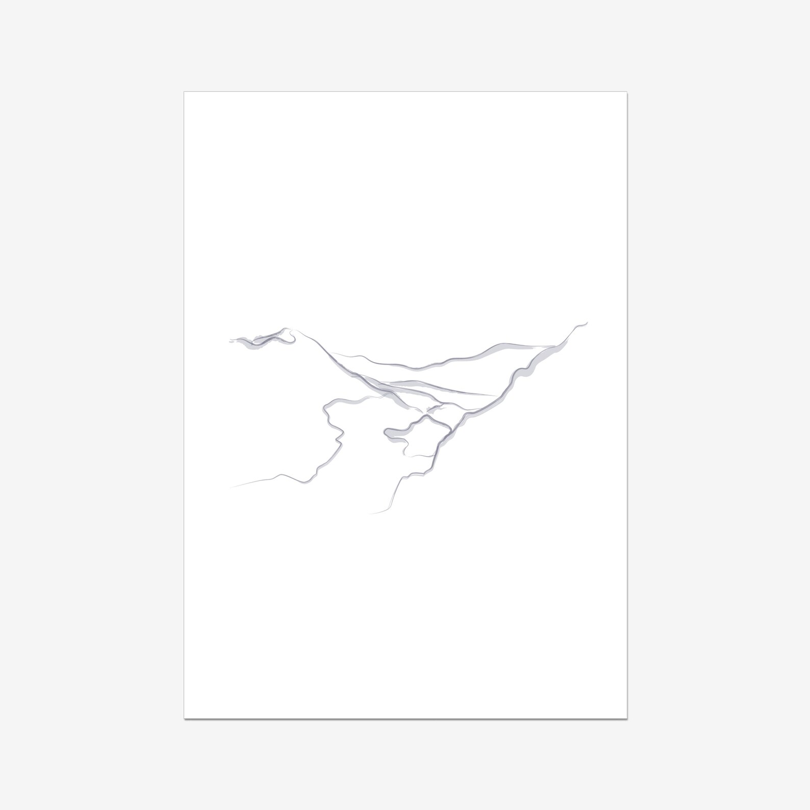 Snowdon Line Art Print | Mountain Wall Art | Travel Print | Snowdonia ...