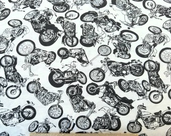 Harley davidson fabric by the yard | Etsy