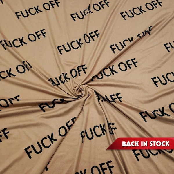 Text Print Fabric - Etsy