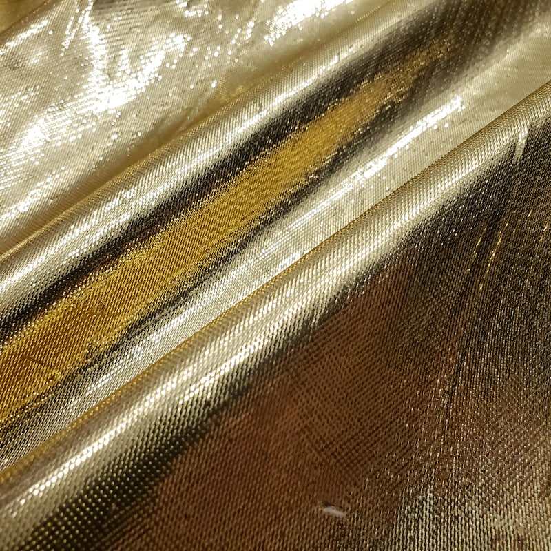 Gold Lame Fabric - Etsy