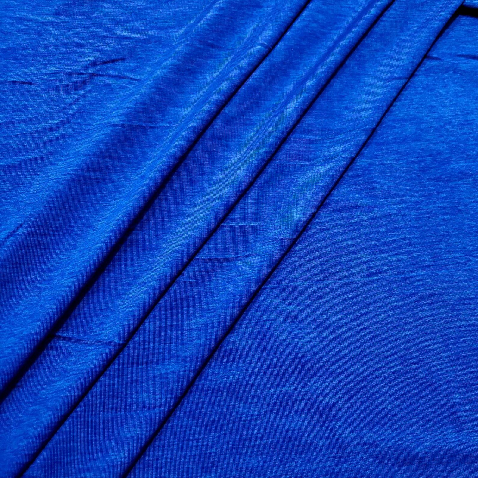 Lightweight Royal Blue Marl Style Melange Nylon Spandex by the Yard - Etsy