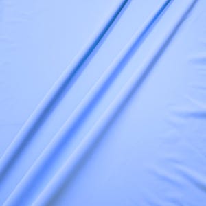 Light Sky Blue Nylon Spandex Tricot Fabric: 4-way Stretch Swimwear ...