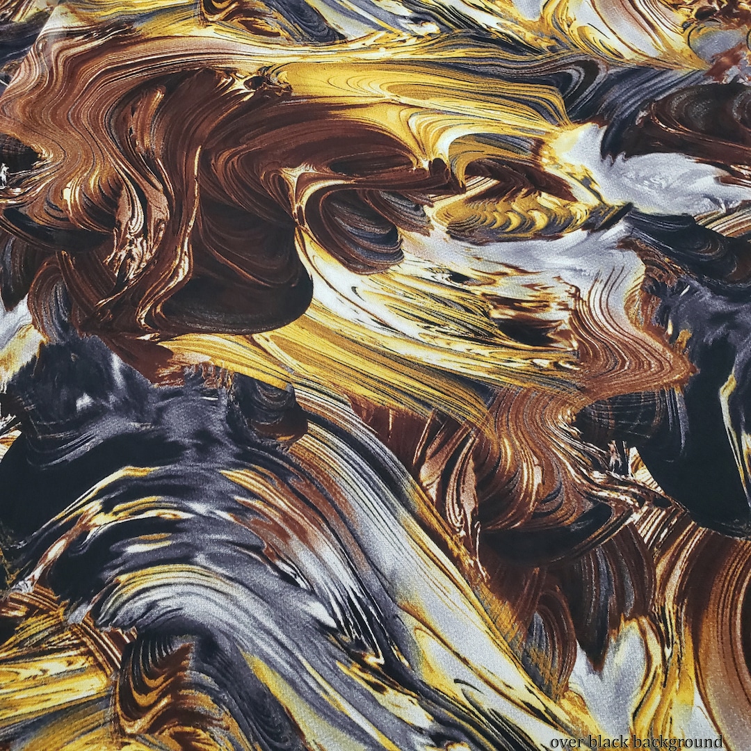 Liquid Marble Print 4-way Stretch Mesh Fabric by the Yard - Etsy