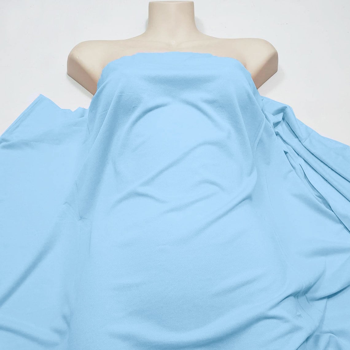Light Blue Swimsuit Lining Fabric by the Yard - Etsy