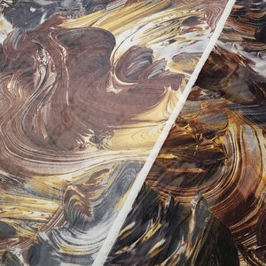 Liquid Marble Print 4-way Stretch Mesh Fabric by the Yard - Etsy