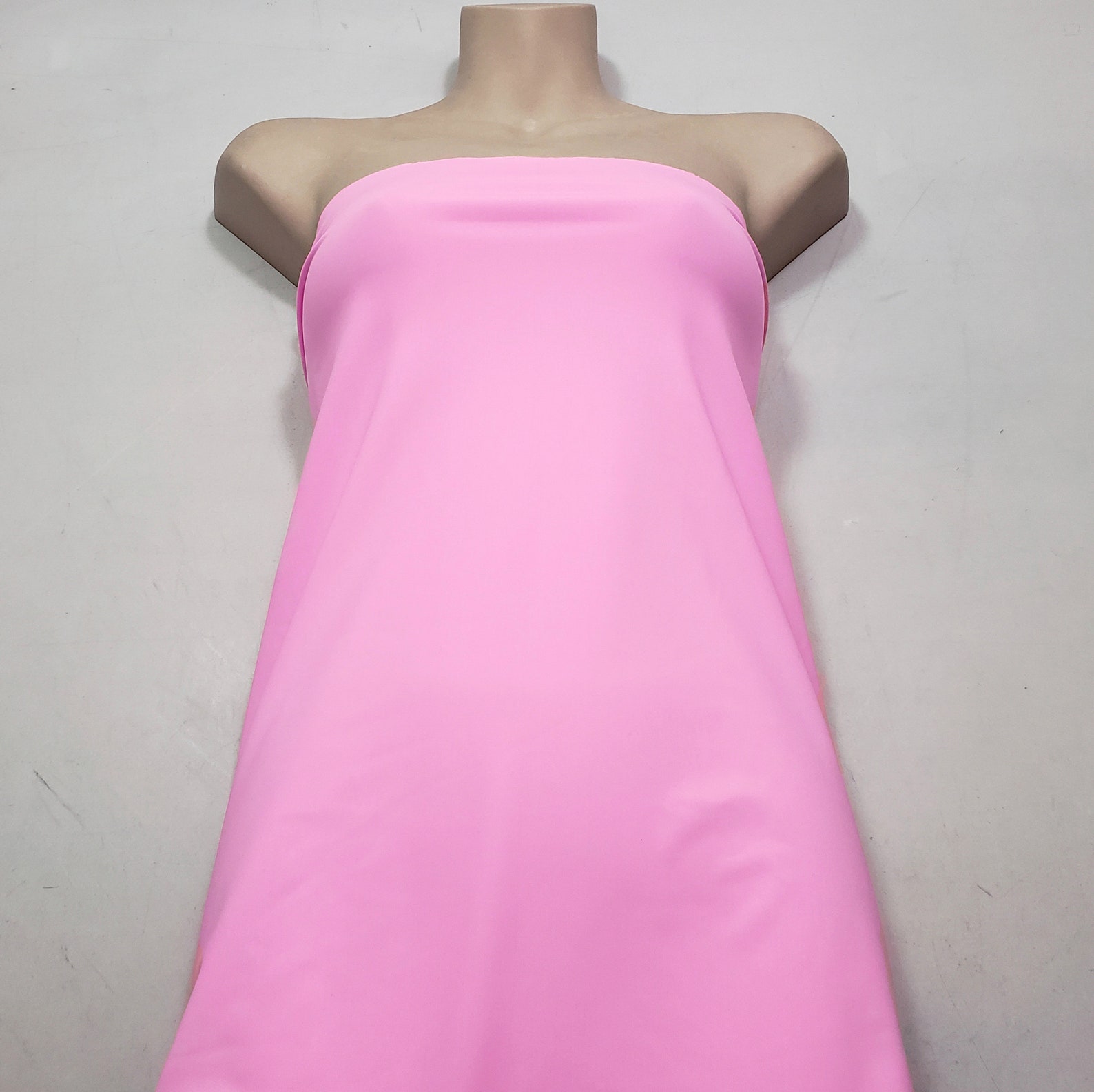 Pink Solid Matte Nylon Spandex Fabric by the Yard - Etsy