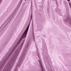 Light Pink Shiny Mystique 4-way Stretch Spandex Fabric - Ideal for ...