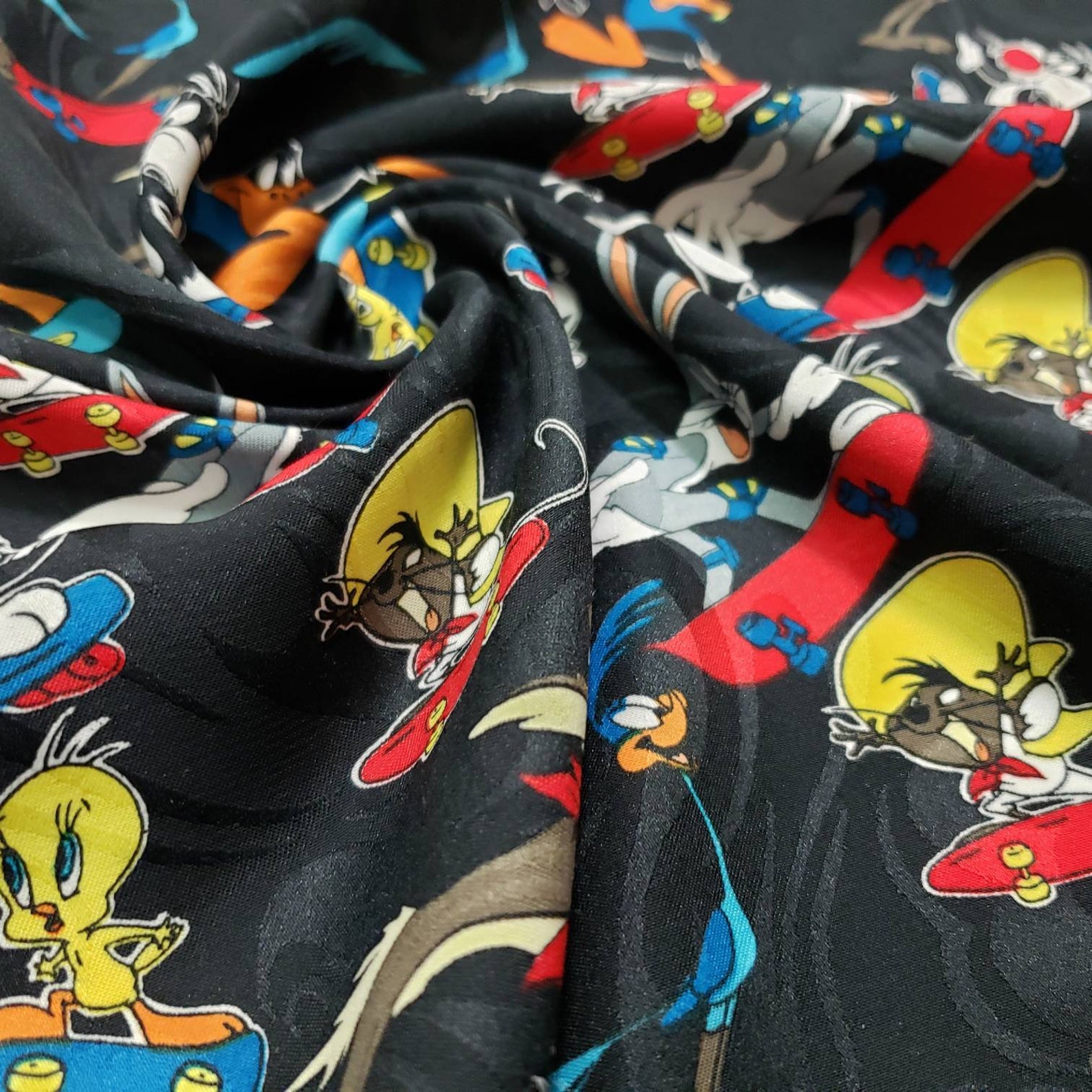Vintage Cartoon Characters Print 45 Wide Polyester | Etsy