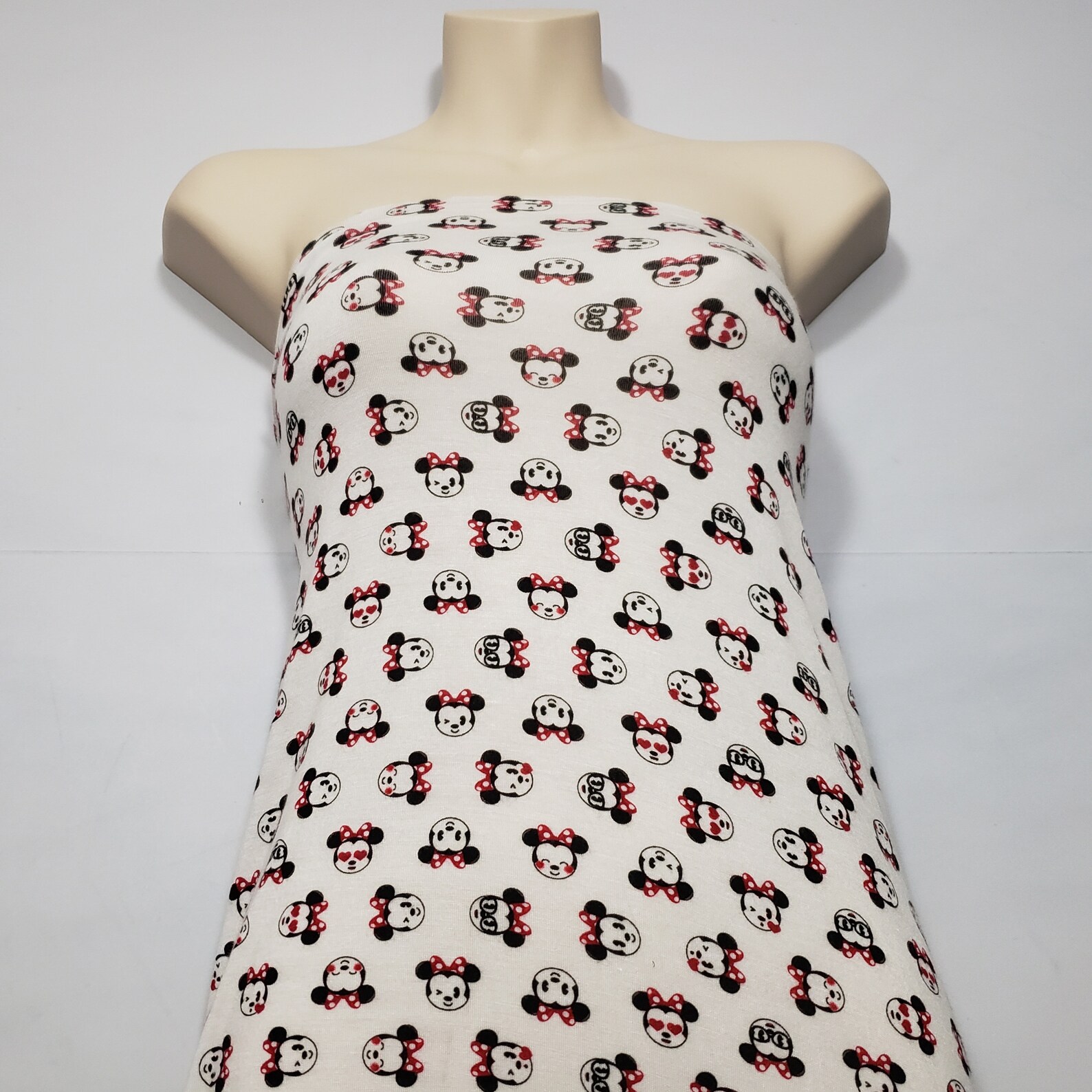 Lovely Girly Mouse Print on Lightweight Rayon Spandex Jersey - Etsy