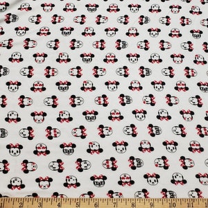 Lovely Girly Mouse Print on Lightweight Rayon Spandex Jersey Knit ...