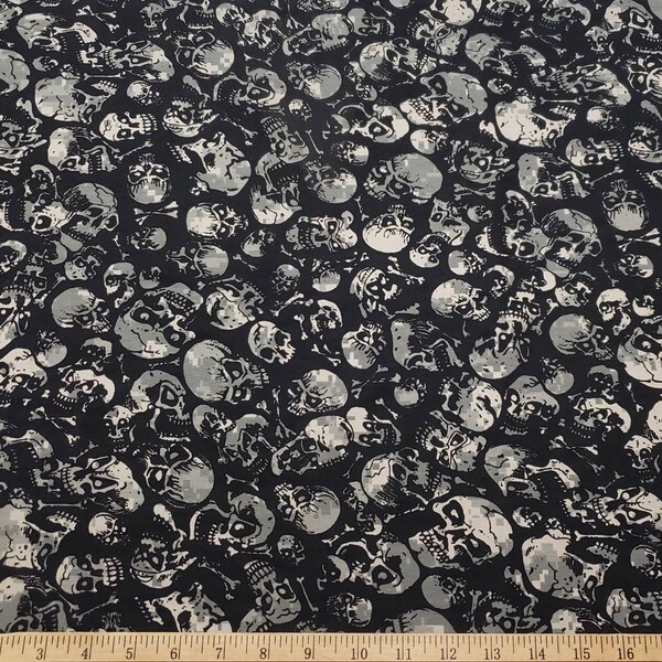 Skull Knit Fabric - Etsy