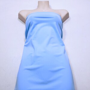 Light Sky Blue Nylon Spandex Tricot Fabric: 4-way Stretch Swimwear ...