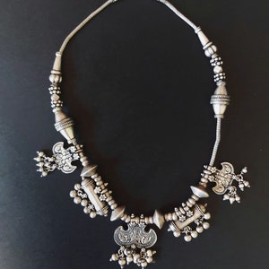 Vintage Odissi Temple Dance Necklace – Rare Oriya Heritage Silver ...