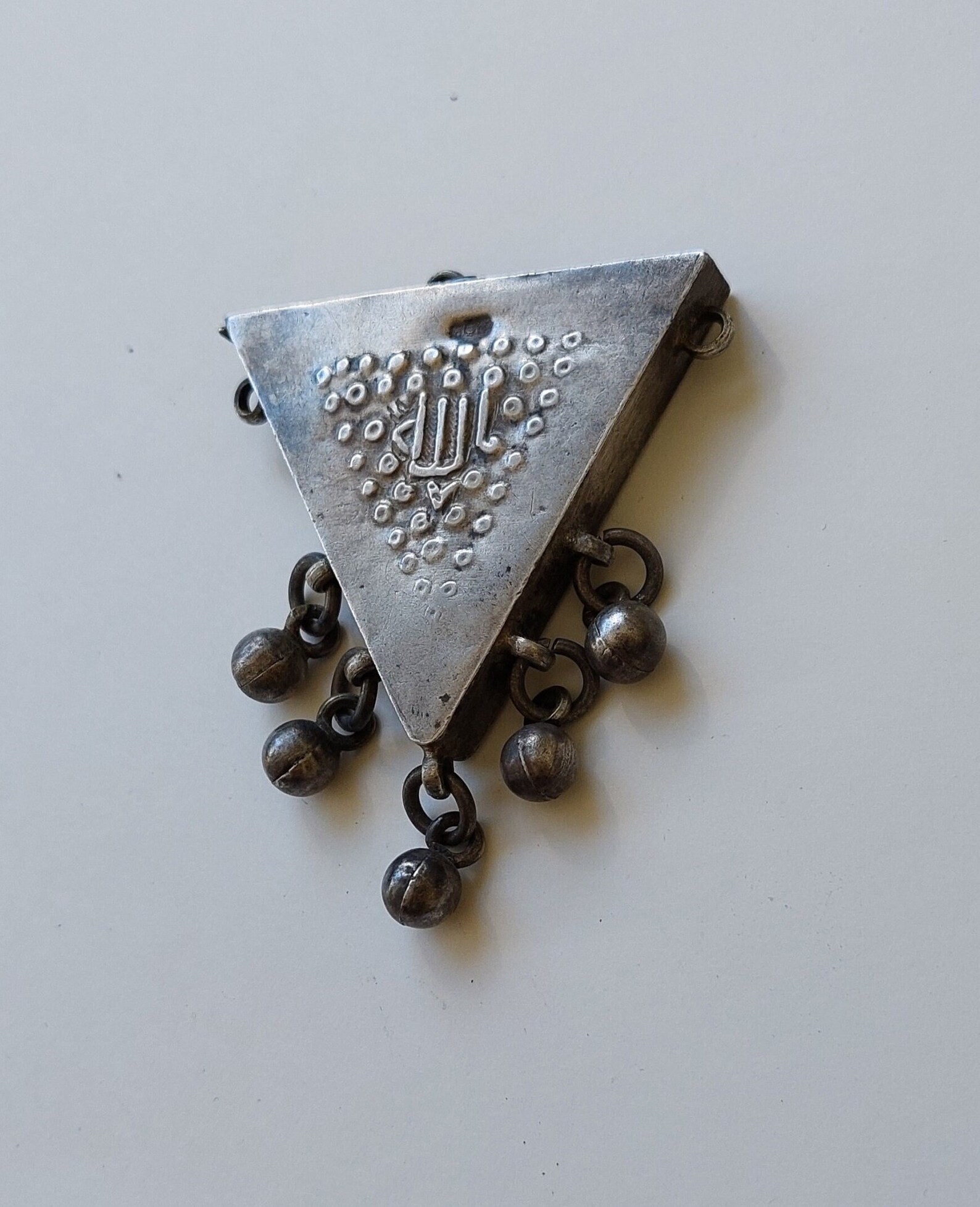 Vintage 1905 Silver Zar Amulet – Egyptian Talisman With Bells - Etsy