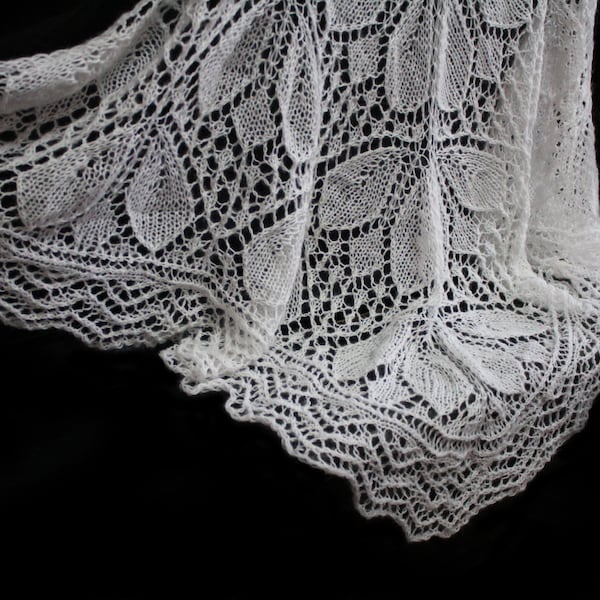 Knit Shawl - Etsy