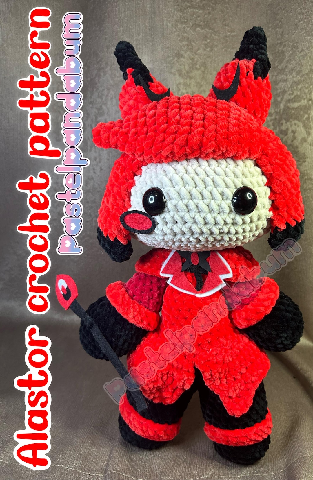 Hazbin Hotel Alastor Crochet PATTERN PDF - Etsy UK