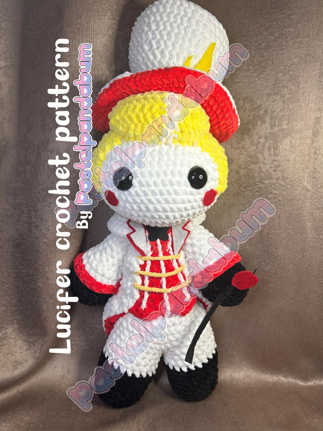 Hazbin Hotel Lucifer Crochet PATTERN PDF - Etsy