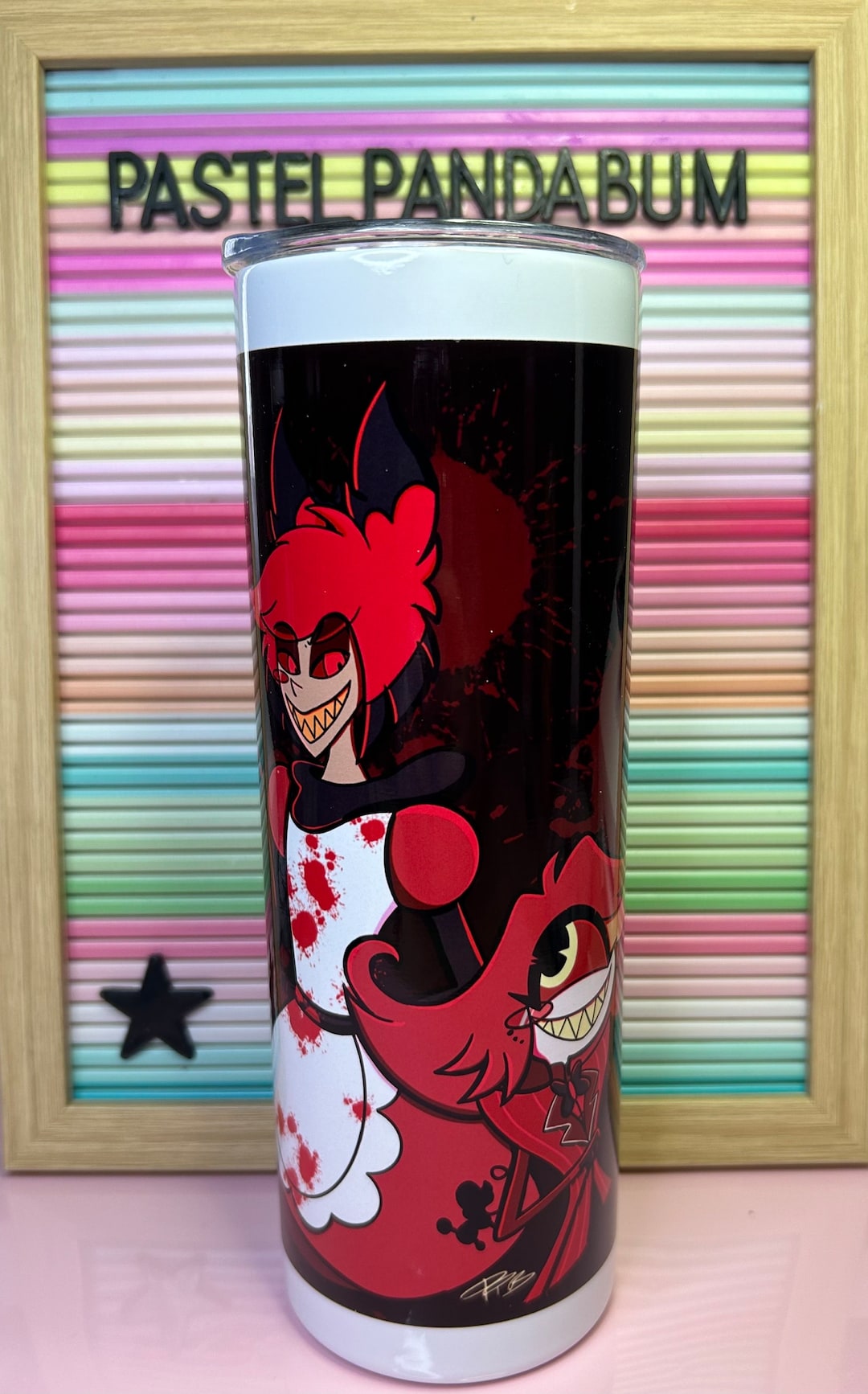 Hazbin Hotel - Alastor and Nifty Cosplay - Steel 20oz Tumbler - Etsy