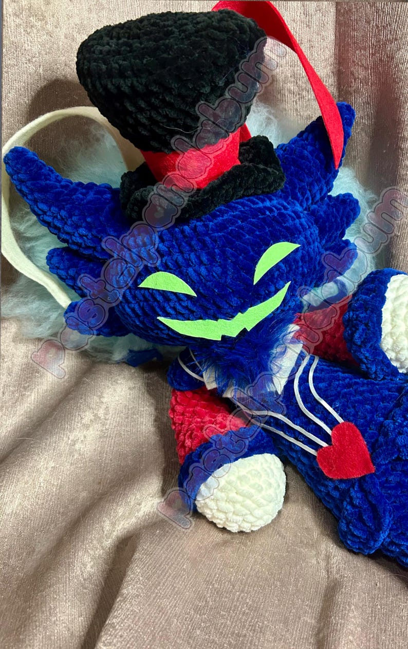 Helluva Boss Asmodeus crochet PATRÓN PDF - Etsy México