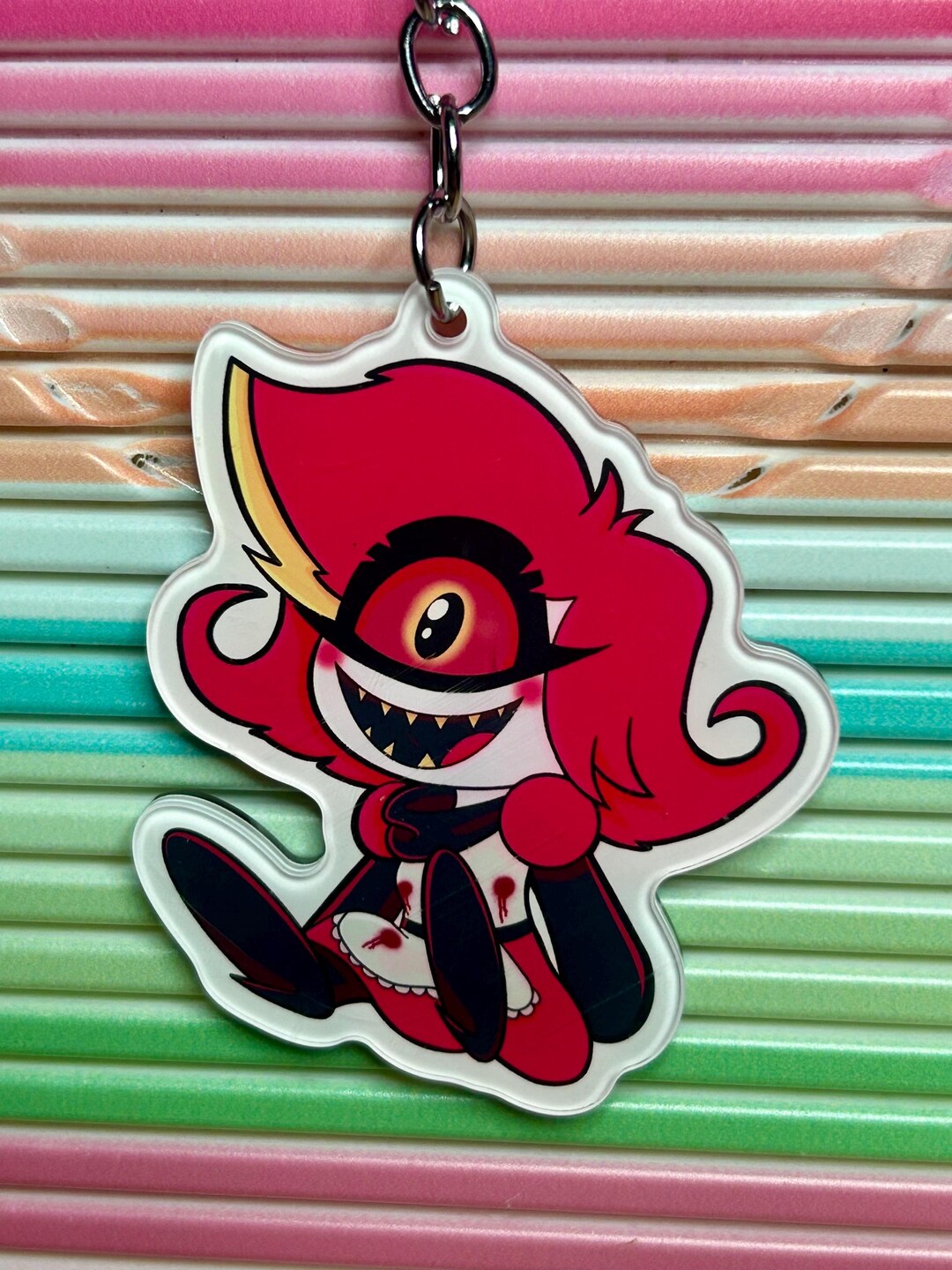 Hazbin Hotel Chibi Niffty Keychain - Etsy