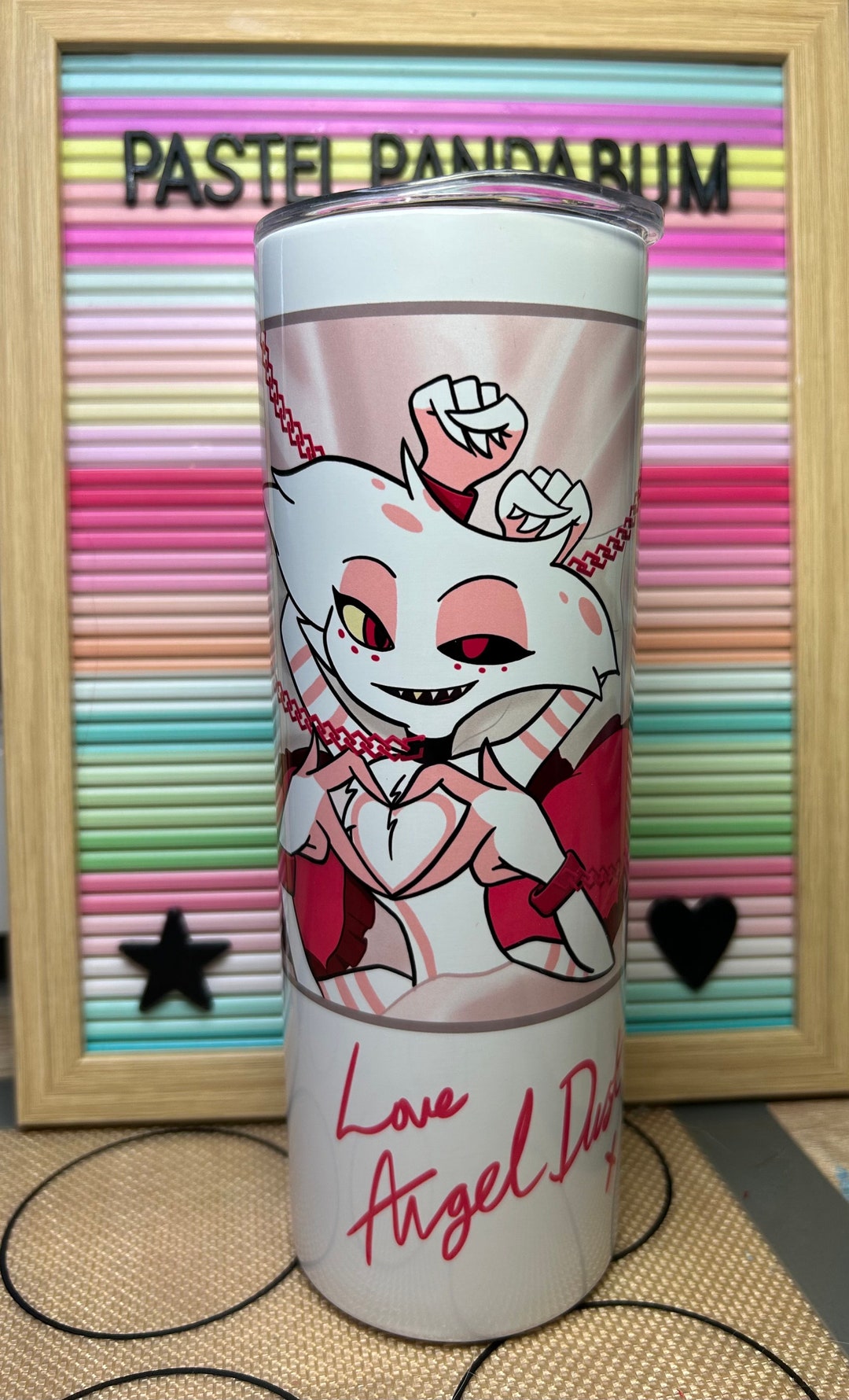 Hazbin Hotel - Love Angel Dust Steel 20oz Tumbler - Etsy
