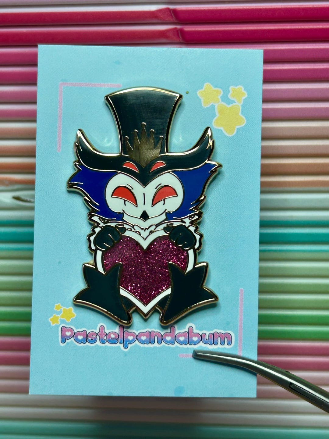 Helluva Boss - Chibi Stolas Enamel Pin Badge - Etsy