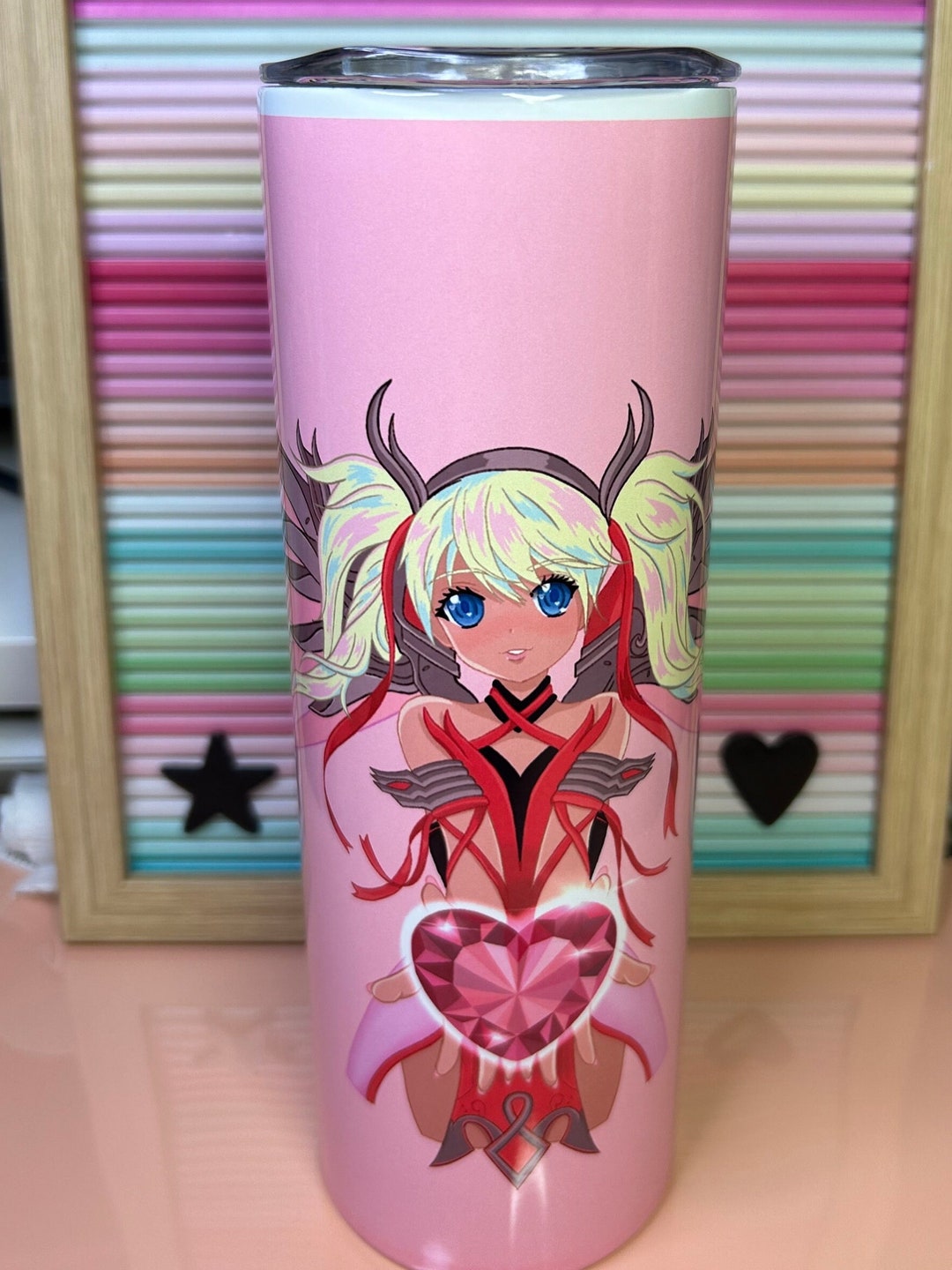 Overwatch Pink Mercy 20oz Steel Tumbler - Etsy