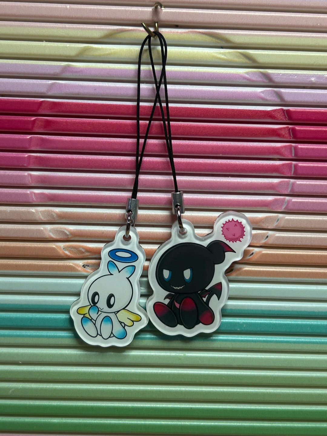 Sonic the Hedgehog - Devil/angel Chao Phone Charms - Etsy