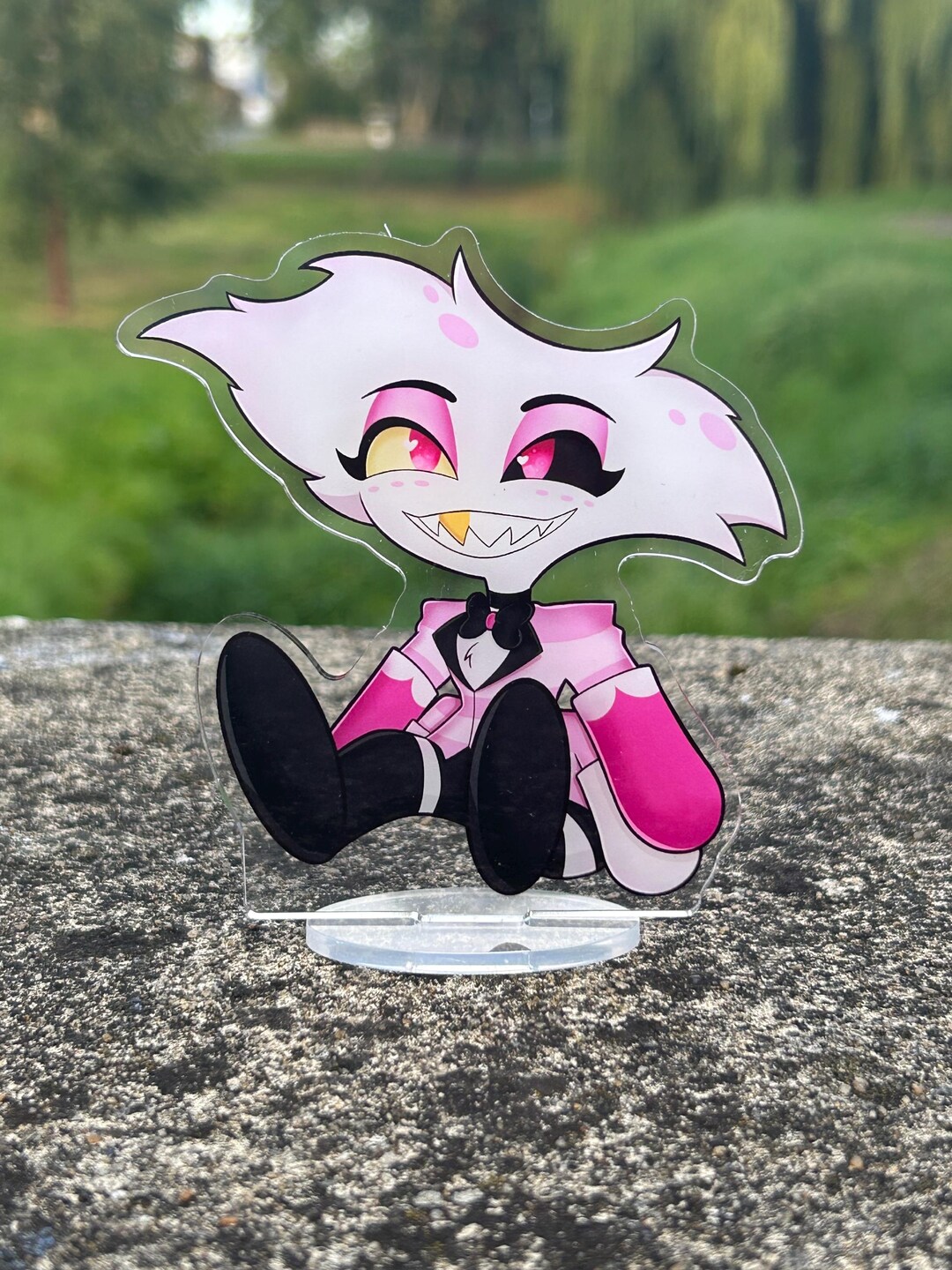 Hazbin Hotel - Chibi Angeldust Acrylic Standee - Etsy