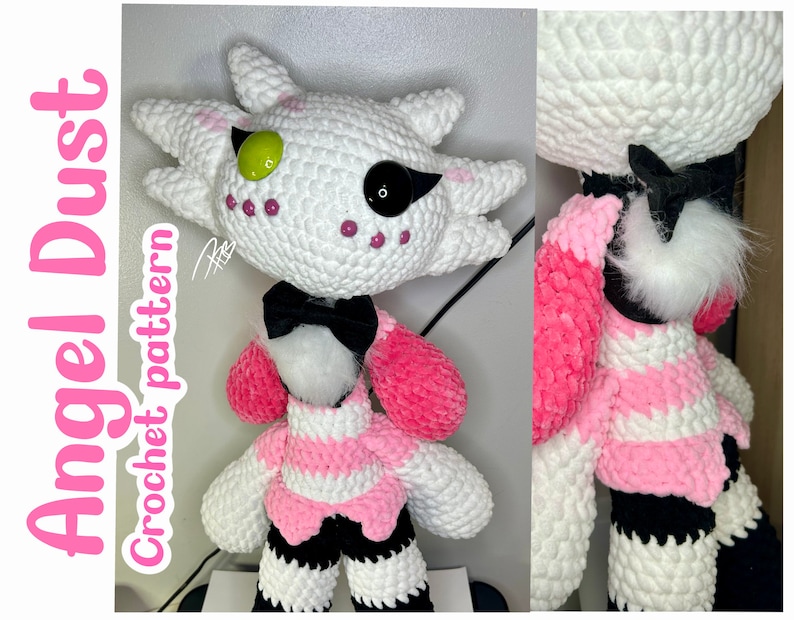 Hazbin Hotel - Alastor, Angeldust & Husk Crochet Bundle PATTERNS PDF - Etsy