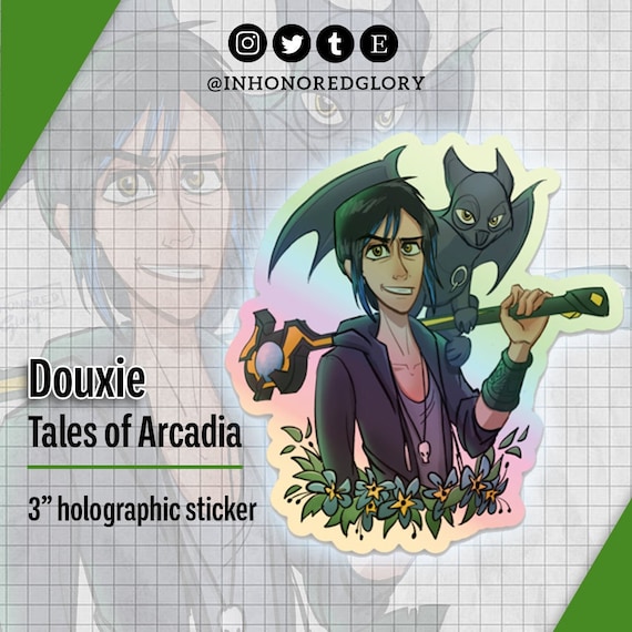 Wizard Douxie and Archie Tales of Arcadia Vinyl Hologram | Etsy