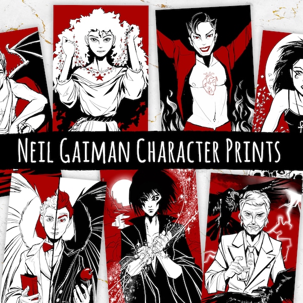 Neil Gaiman - Etsy