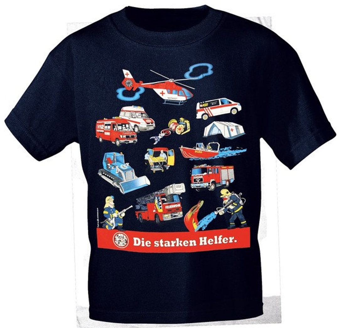 T-shirt Print Fire Brigade the Strong Helper 10877 - Etsy