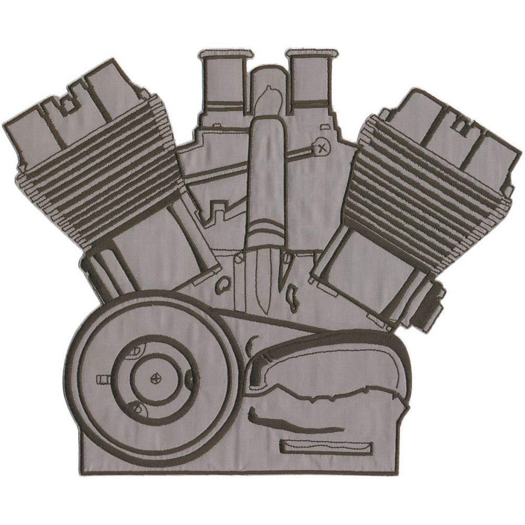 Patch - Gearbox Engine Block - 06034 - Size Approx. 8 X 8 Cm - Etsy