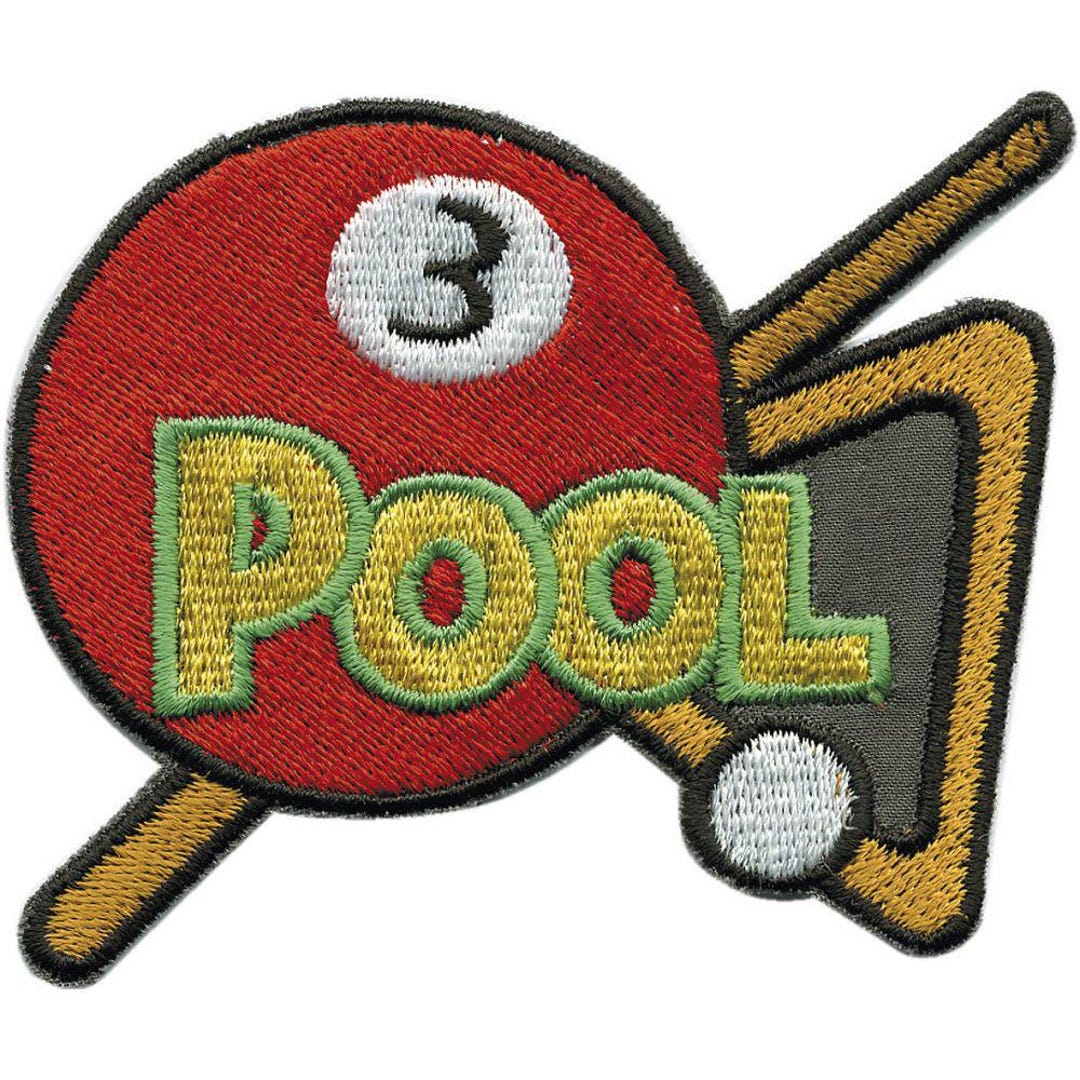 Patch Badge - POOL BILLIARDS - Size Approx. 7.5 X 7 Cm - 01874 - Etsy
