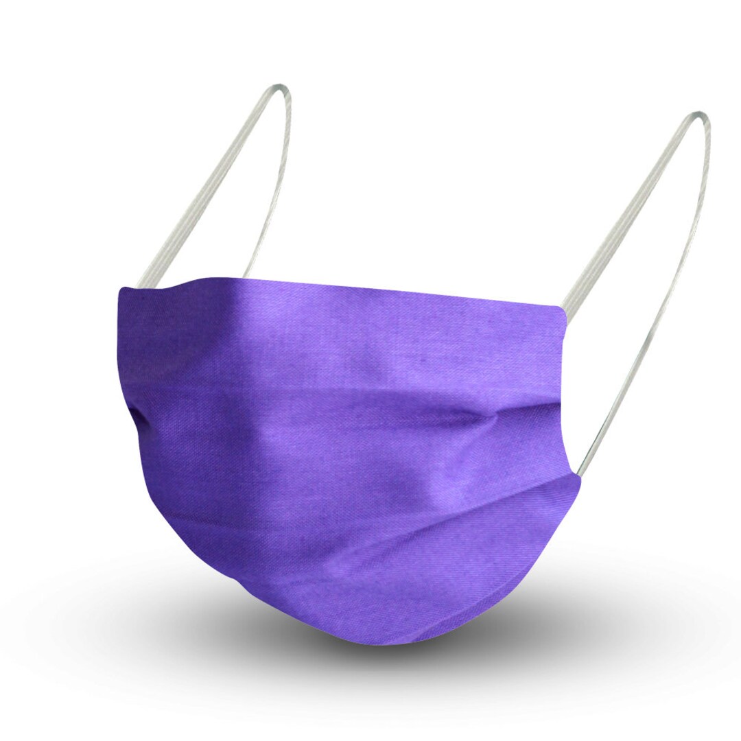 Cover Mask, Cotton Textile Mask With Fleece - Purple - 15425 + Free ...