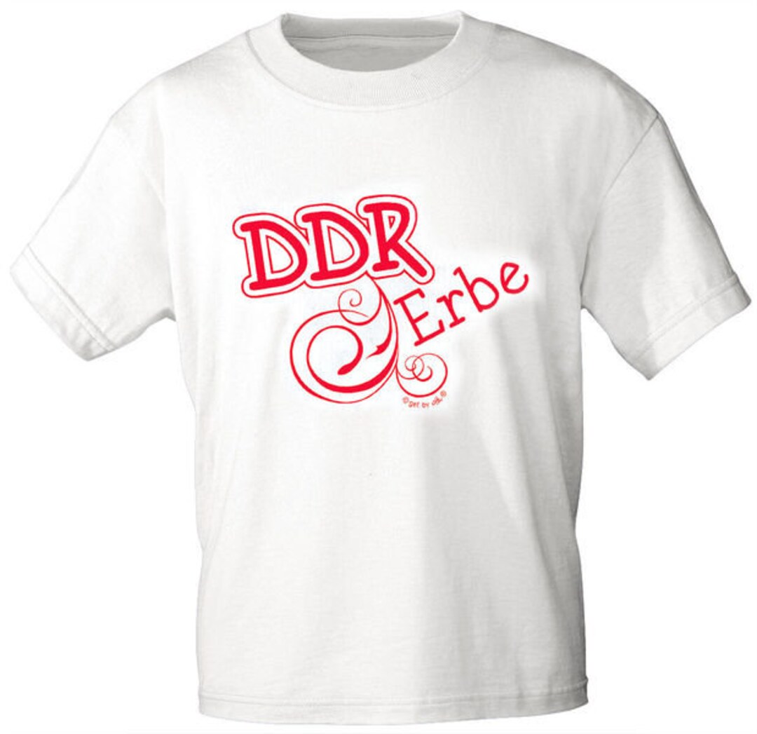 Children's T-shirt Print DDR HERITAGE Size 86-164 06926 White - Etsy