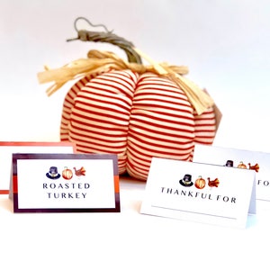 Thanksgiving Party Pack, Thanksgiving Decoration Set, Digital Tags ...