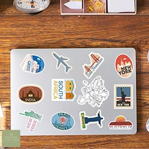 Where I've Been Europe Map Sticker | Color in Sticker | Euro Map ...