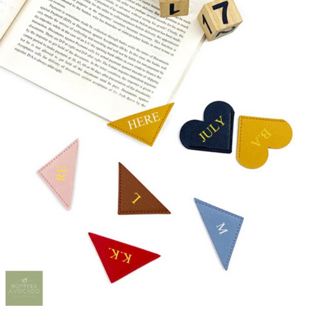 Personalized Bookmark Tabs Bookmark Tabs Page Savers Personalized ...