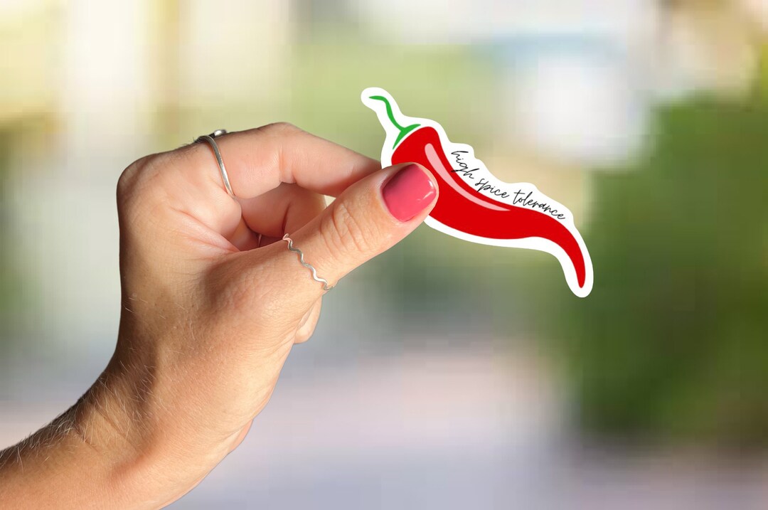 High Spice Tolerance Pepper Vinyl Sticker | Romantasy Sticker | Kindle ...