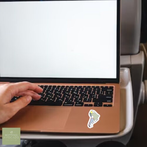 Where I've Been South America Map Sticker Color in Sticker Latin ...