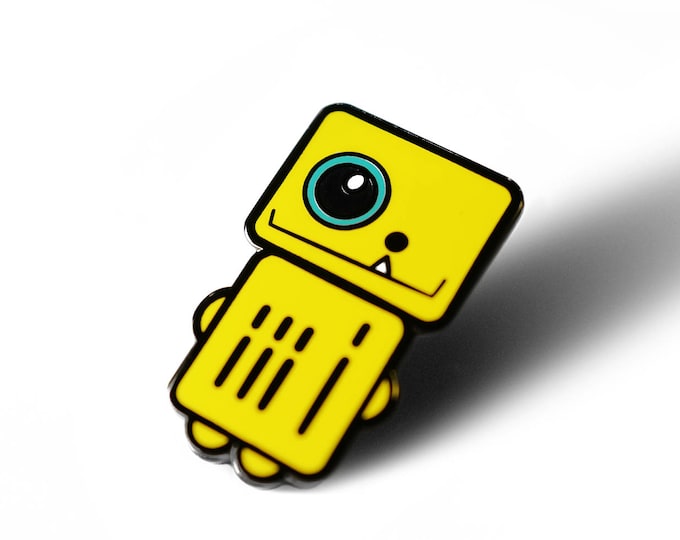 ROBOT Lapel Pin - Etsy
