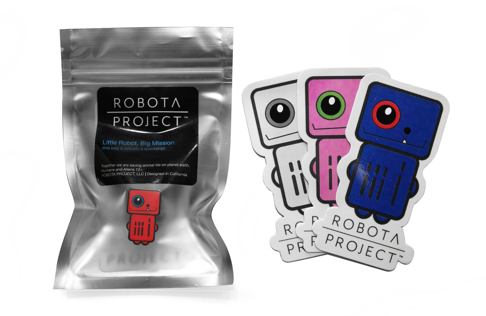 Ring Bundle, Robot Rings, Robot Jewelry, Adjustable Rings, Green/indigo ...