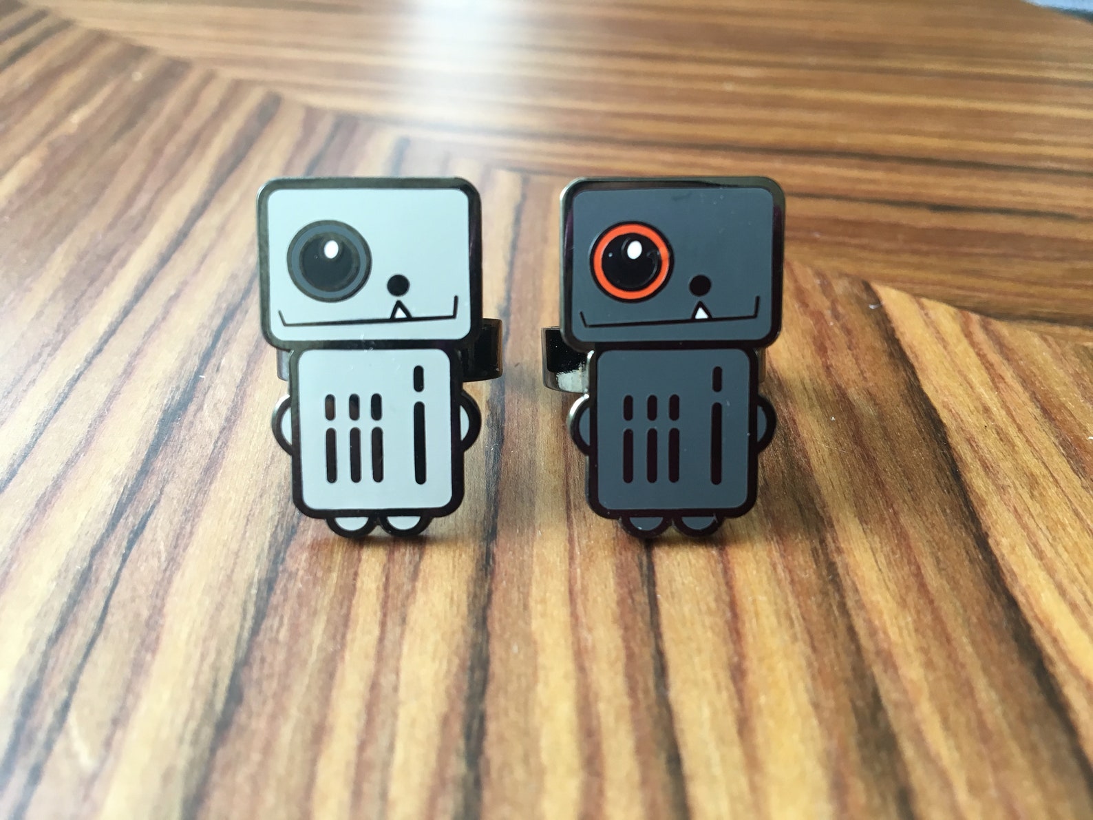 Ring Bundle, Robot Rings, Robot Jewelry, Adjustable Rings, White & Gray ...