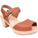 Swedish Clogs Highwood Open Toe Tan Leather by Lotta From Stockholm ...