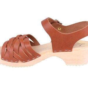 Swedish Clogs Braided Sandals in Tan Leather by Lotta From Stockholm ...